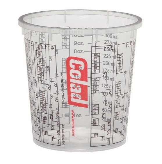 Colad Clear Plastic Mixing Cups - Fisher Motor Factors