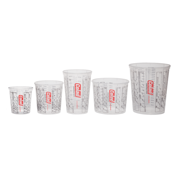 Colad Clear Plastic Mixing Cups - Fisher Motor Factors