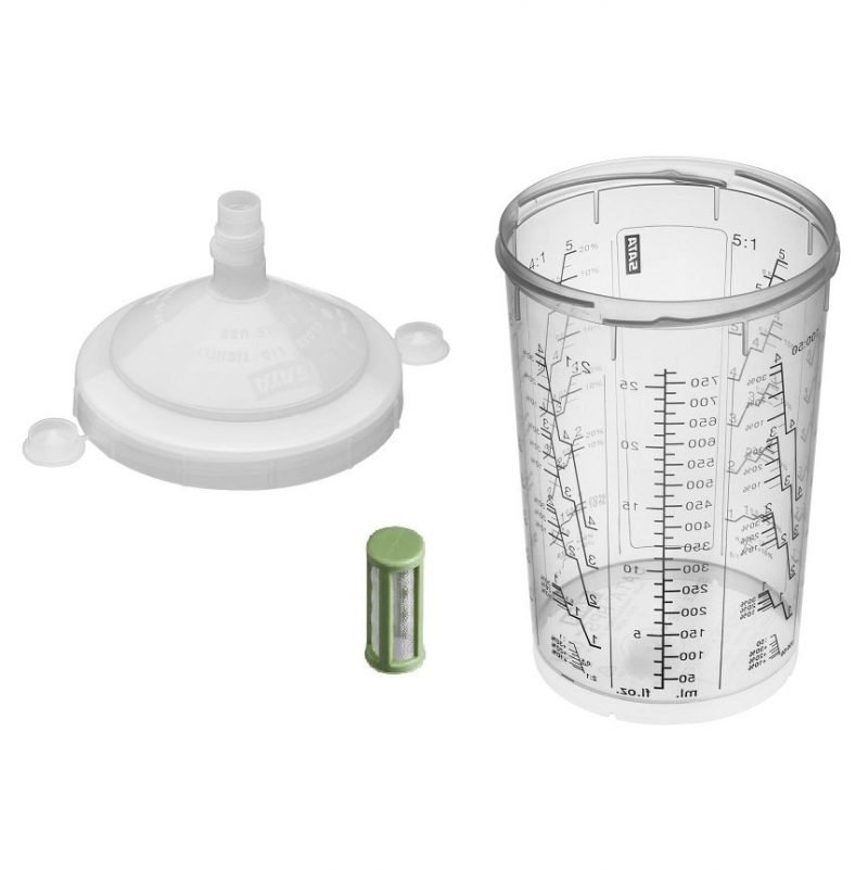 SATA RPS 0.9lt Cup / Lid System - 200 micron