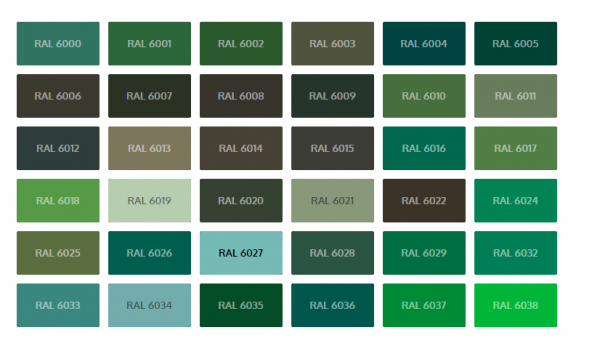 Ral Colour Chart - Fisher Motor Factors
