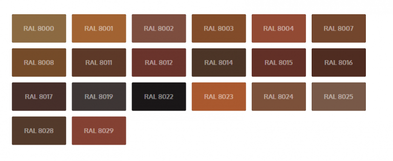 Ral Colour Chart - Fisher Motor Factors