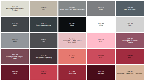 British Standard Colour Chart - Fisher Motor Factors