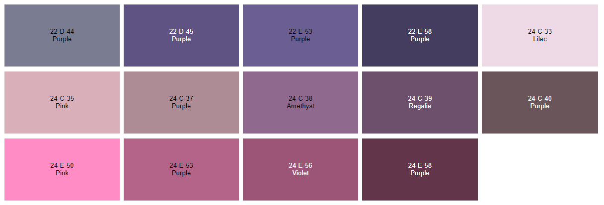 British Standard Colour Chart - Fisher Motor Factors