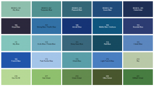 British Standard Colour Chart - Fisher Motor Factors