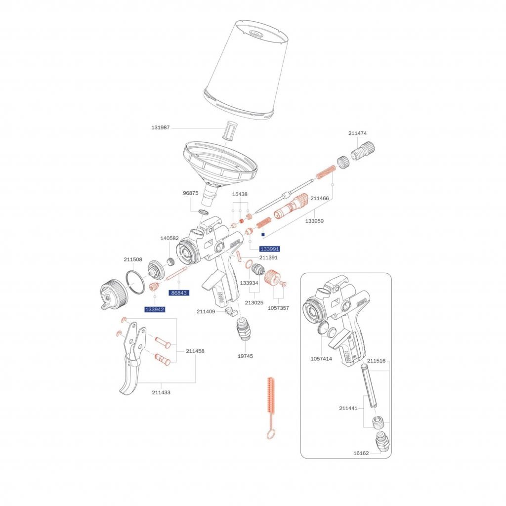 SATAjet X5500 Parts and Spares