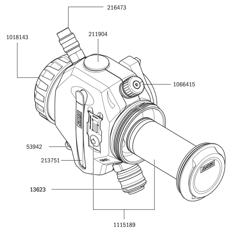 SATA Air Carbon Regulator Parts - Fisher Motor Factors
