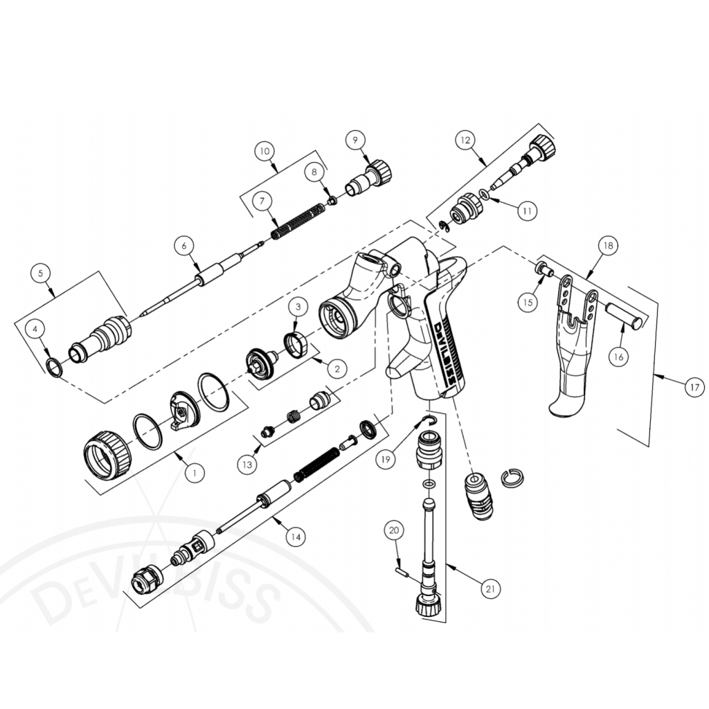 Devilbiss Spray Gun Spare Parts - Fisher Motor Factors
