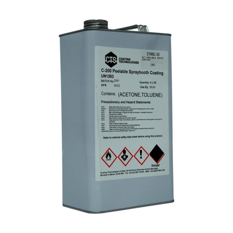 CTS Peelable Booth Coating 5L