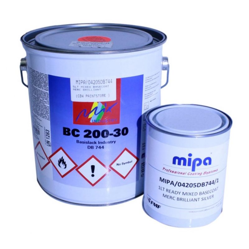 MIPA Mercedes 744 Brilliant Silver Basecoat