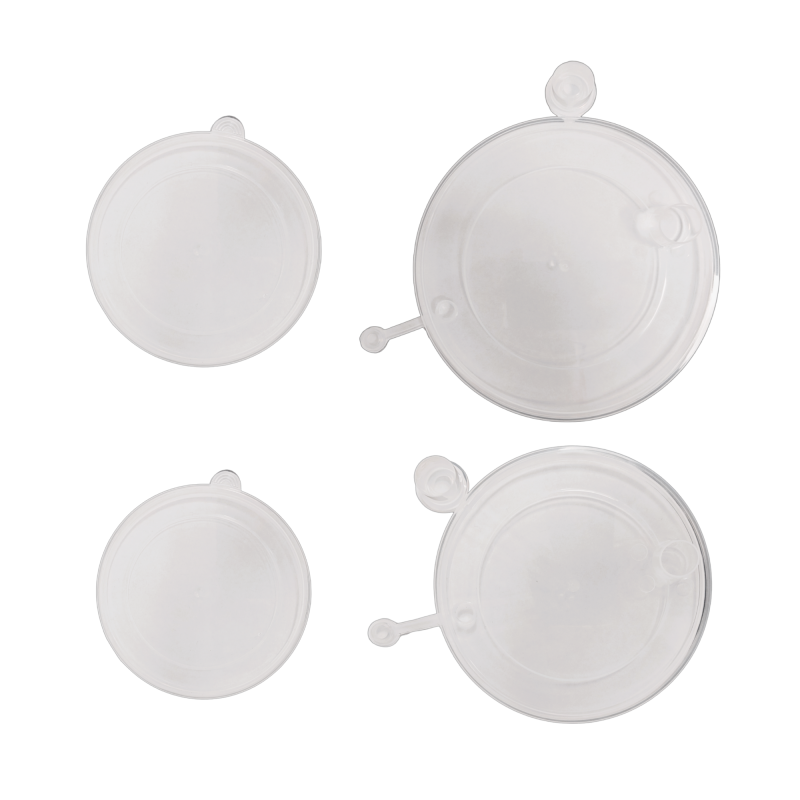 Global Clear Plastic Mixing Cup Lids