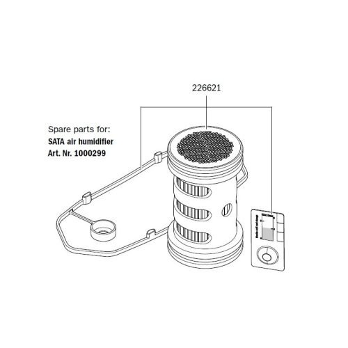 SATA Air Vision 5000 Humidifier Kit
