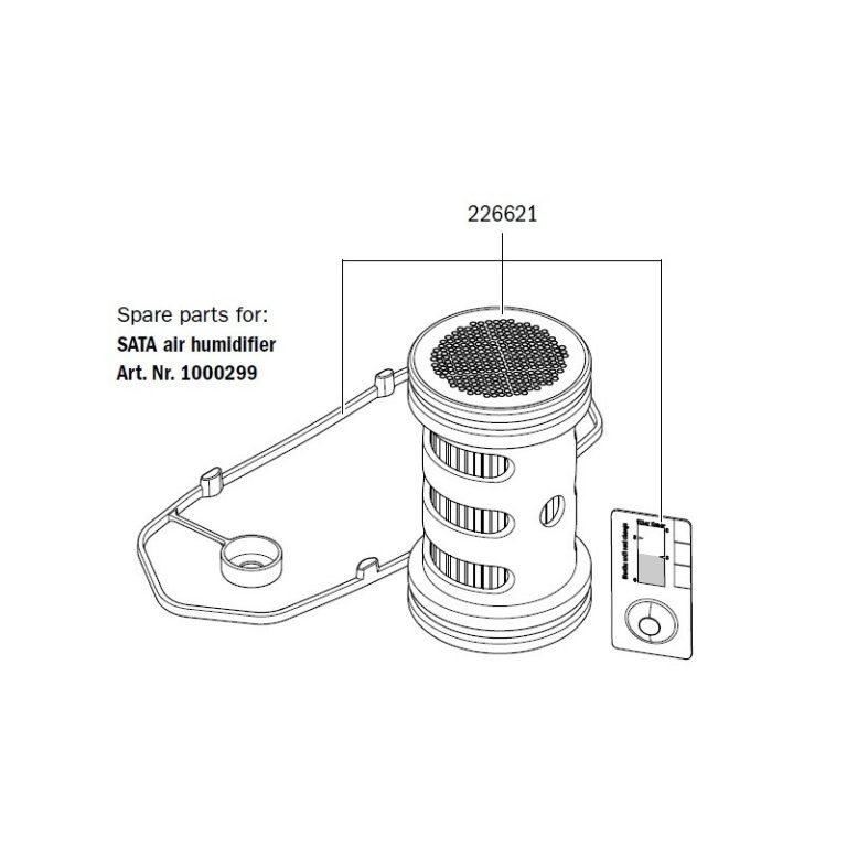 SATA Air Vision 5000 Humidifier Kit